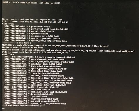 安装centos报错：kernel Panic Not Syncing Attempted To Kill Init解决办法安装