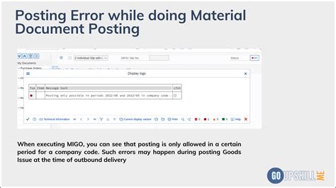 Posting Only Possible In Periods For Company Code Solved Goupskill Me
