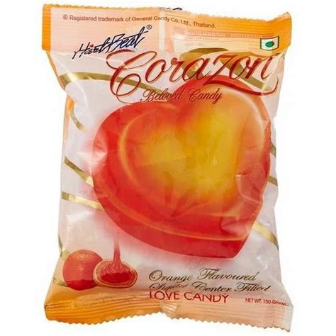 Sapphire Heartbeat Corazon Orange Love Candy Packaging Packet At ₹ 30