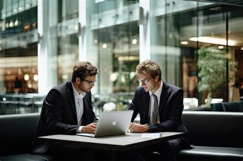 Premium AI Image Unveiling The Dynamics Of Finance Economics Male Professionals Engage In