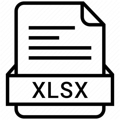 file format xlsx icon