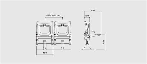 Κάθισμα Olga Καθίσματα γηπέδου Biro