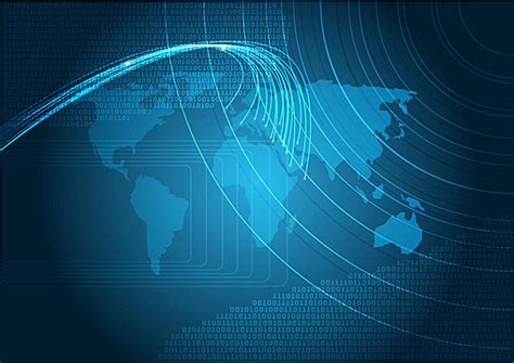 Technology Background Speed Fibre Global Vector Speed Fibre Global