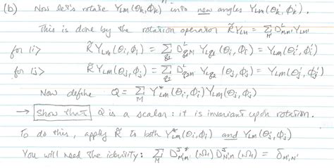 Solved д A A Prove The Spherical Harmonic Addition Theorem
