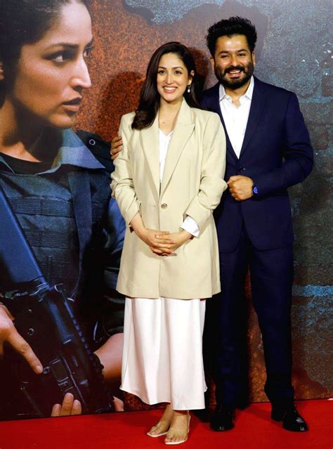Actor Yami Gautam And Filmmaker Aditya Dhar During Trailer Launch Of Their Upcoming Film