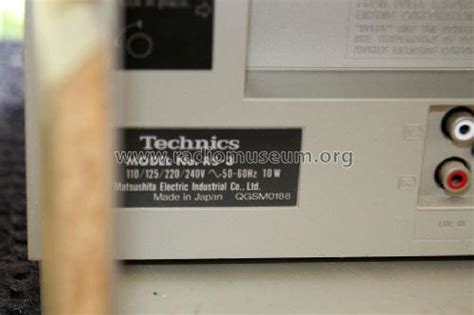 Stereo Cassette Deck RS R Player Technics Brand Build Radiomuseum Org