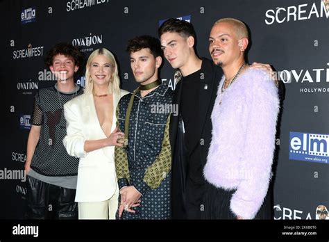 Los Angeles Ca 12th Oct 2022 Jacob Sartorius Ashley Benson Max