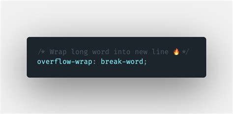 how to wrap long single words into a new line using css melvin george