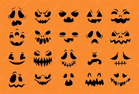 Scary Jack O Lantern Eyes Pattern