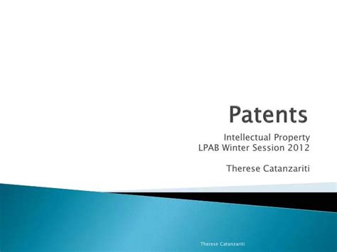PPT Patents PowerPoint Presentation Free Download ID 1105566