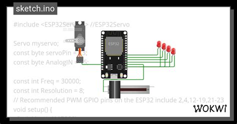 Ex Servo Vs PWM Wokwi ESP STM Arduino Simulator
