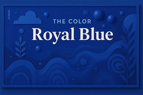 Royal Blue Color Background