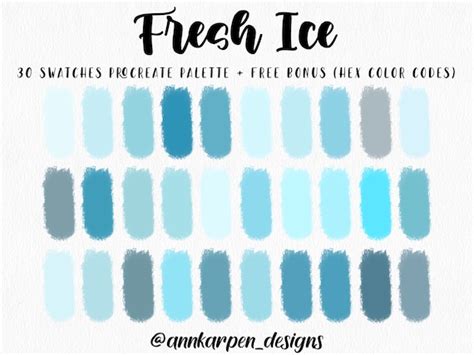 Ice Blue Color Swatch