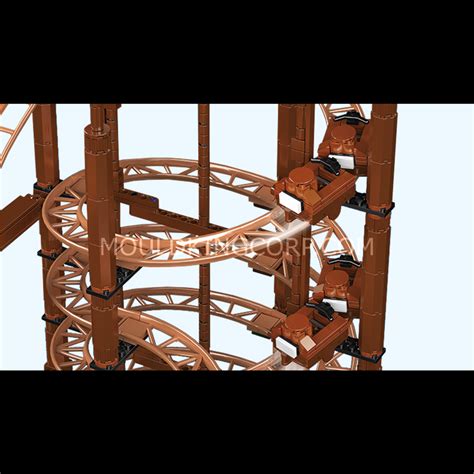 Mould King 11013 Double Helix Roller Coaster Building Set 2 174 Pcs Mould King Corp