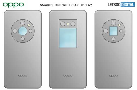 Oppo Smartphone With A Small Rear Display Leaked In Patent Filing Techeblog