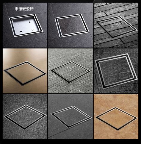 正品潜水艇防臭地漏镶砖隐形地漏长条全铜下水道淋浴房大排量 阿里巴巴