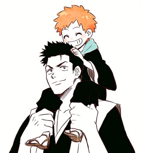 Kurosaki Kazui And Kurosaki Isshin Bleach Drawn By Chokoegg Danbooru
