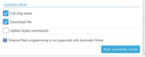 Solved Stm32cubeprogrammer Not Work The Automatic Mode In