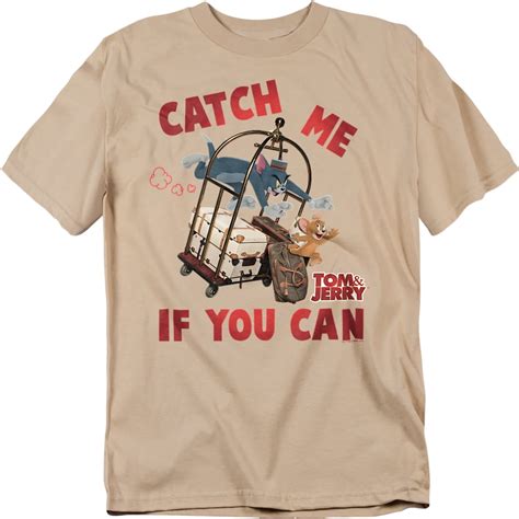 Tom And Jerry Movie T Shirt Catch Me If You Can Unisex Graphic Tee For