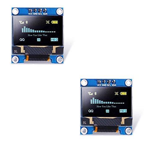 Treedix 096 Inch Spi Serial Led 128x64 Oled Display Modulen Yellow An Treedix Official