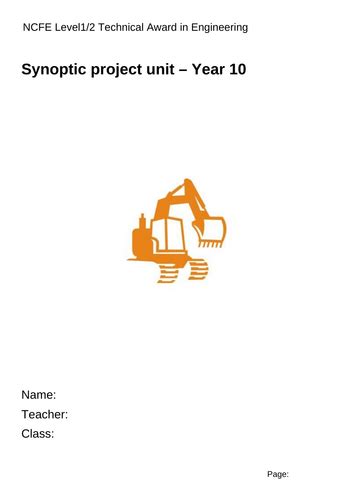 Vcert Engineering Mock Nea Teaching Resources