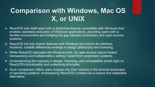 Exploring ReactOS An Open Source Operating System PPT