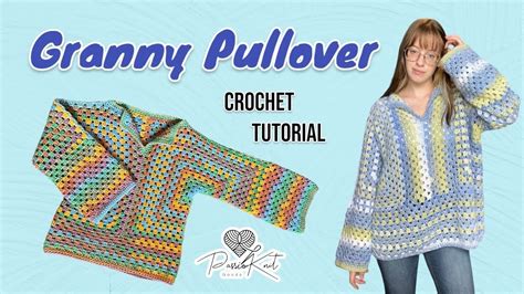 Crochet Granny Hexagon Pullover Tutorial Diy Youtube