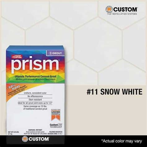 Custom Building Products Grout Prism 17 Lb Shop Hardware Tools For