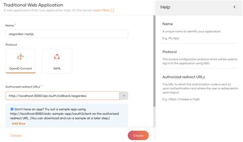Register An Application Asgardeo