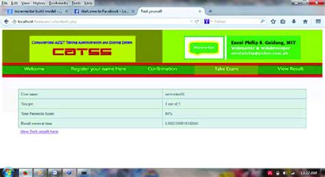 User Exam Result The Result Module Is Responsible For Displaying The Download Scientific