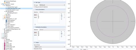 how to apply continuity boundary condition at the interface between two