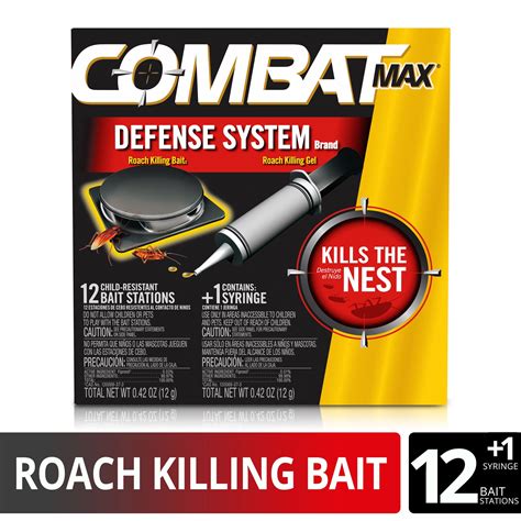 Combat Large Roach 12 Set Killing Bait Stations Kills The Nest Same Day Shipping Yard Garden