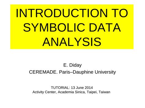 pdf extracting knowledge from complex data by symbolic data analysis