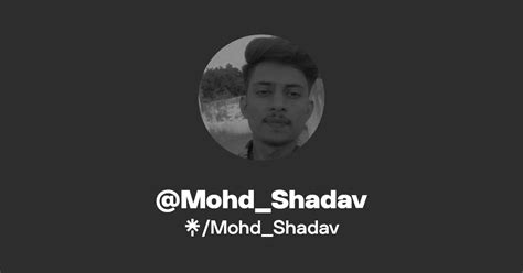 Mohdshadav Twitter Instagram Facebook Linktree
