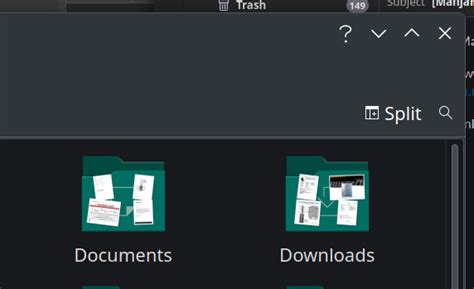 Lost Hamburger In Dolphin Kde Plasma Manjaro Linux Forum