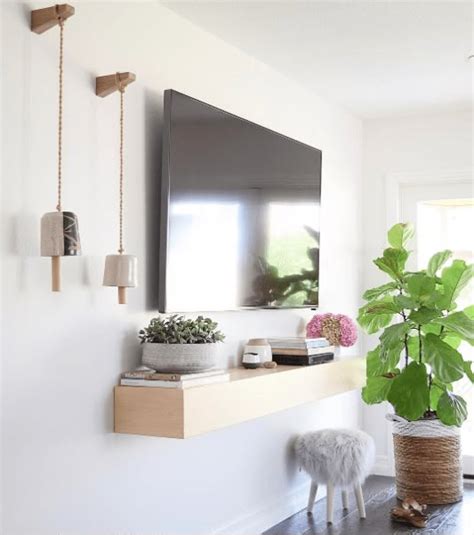 Decorating Around A Wall Mounted Tv 15 Stylish Ways To Decorate With A