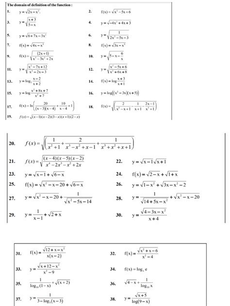 Domain Hw Functions Pdf