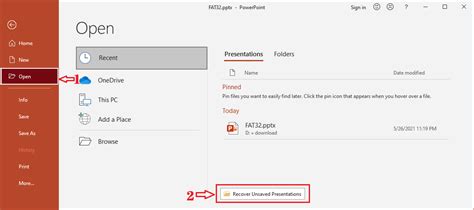 How To Recover Deleted Or Unsaved PowerPoint Document