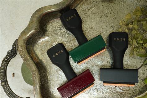 맞춤제작 스탬프빈티지 스탬프 도장 아날로그지