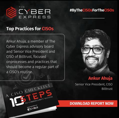 The Cyber Express On Linkedin Downloadnow Cybersecurity Ciso Cybersecurity Cisochecklist…