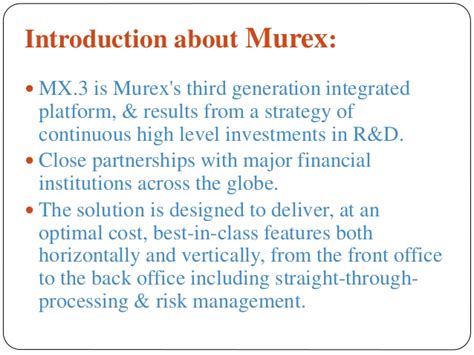 Murex Mx 3 User Manual Lasoparen