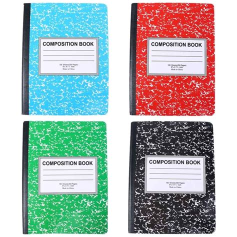 Wide Ruled Notebook Composition Notebooks Wide Ruled Composition Book