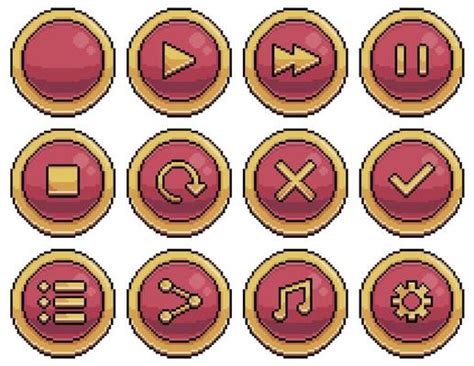 Game Buttons Vector Art Icons And Graphics For Free Download