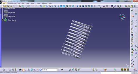helical spring design with catia grabcad tutorials
