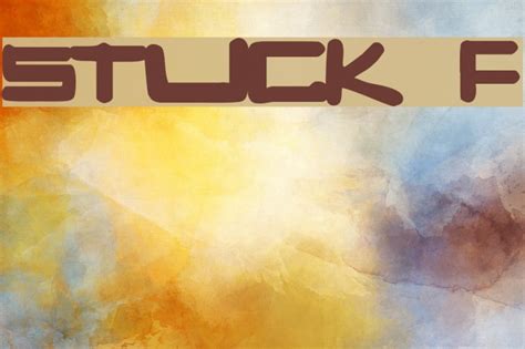 Stuck Font