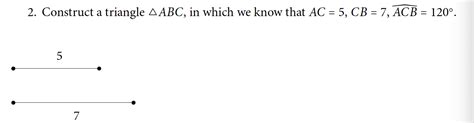 Solved Construct A Triangle A ABC In Which We Know That Chegg Com