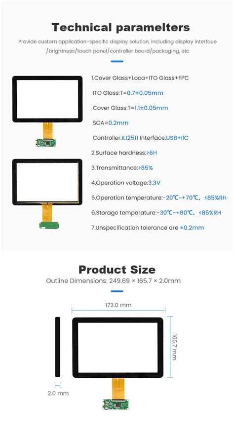 Capacitive Touch Screen Pcap Touch Screen