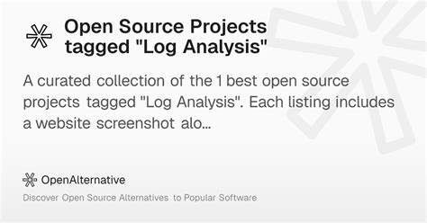 Open Source Projects Tagged Log Analysis