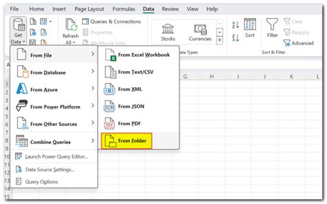 Learn Excel List File Names Using Power Query