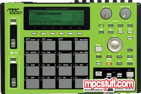 Akai Mpc 1000 Color Faceplate Skin Choose Color Mpcstuff Akai Mpc Parts Accessories